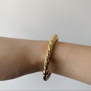 Mejuri | Jewelry | Mejuri Gold Vermeil Croissant Dome Bracelet | Poshmark